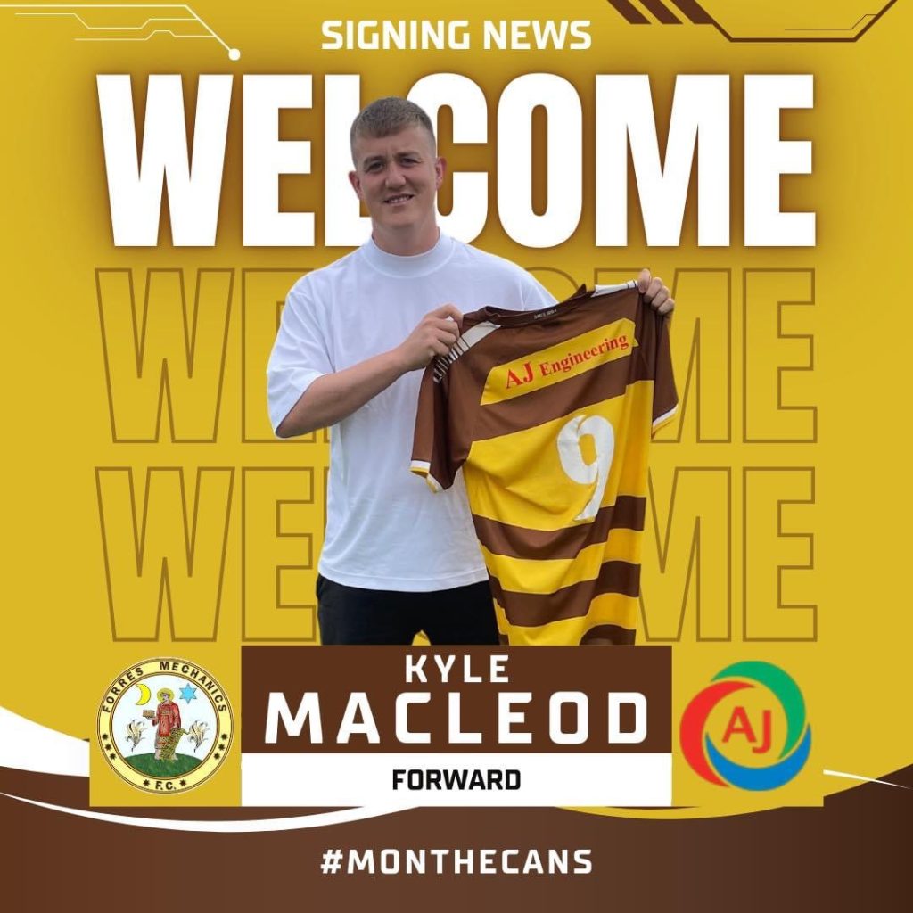 Kyle MacLeod Signs – Forres Mechanics Football Club