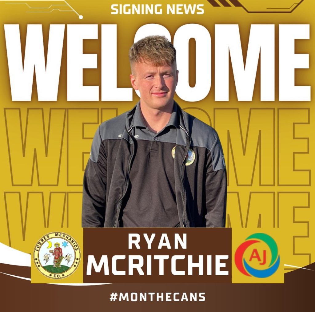 MacRitchie Returns to Mosset Park – Forres Mechanics Football Club