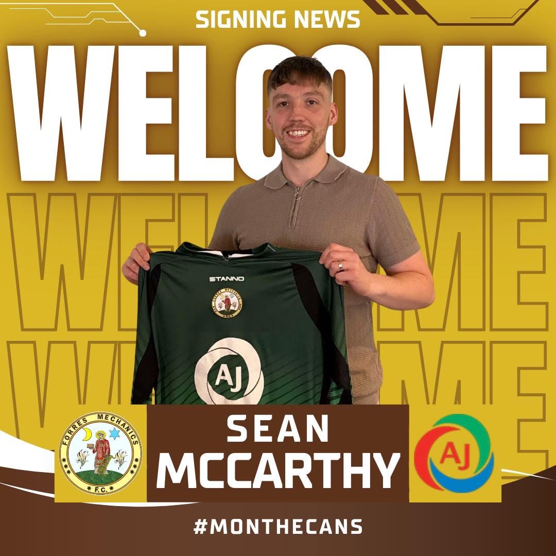 McCarthy signs on at the ‘Cans – Forres Mechanics Football Club